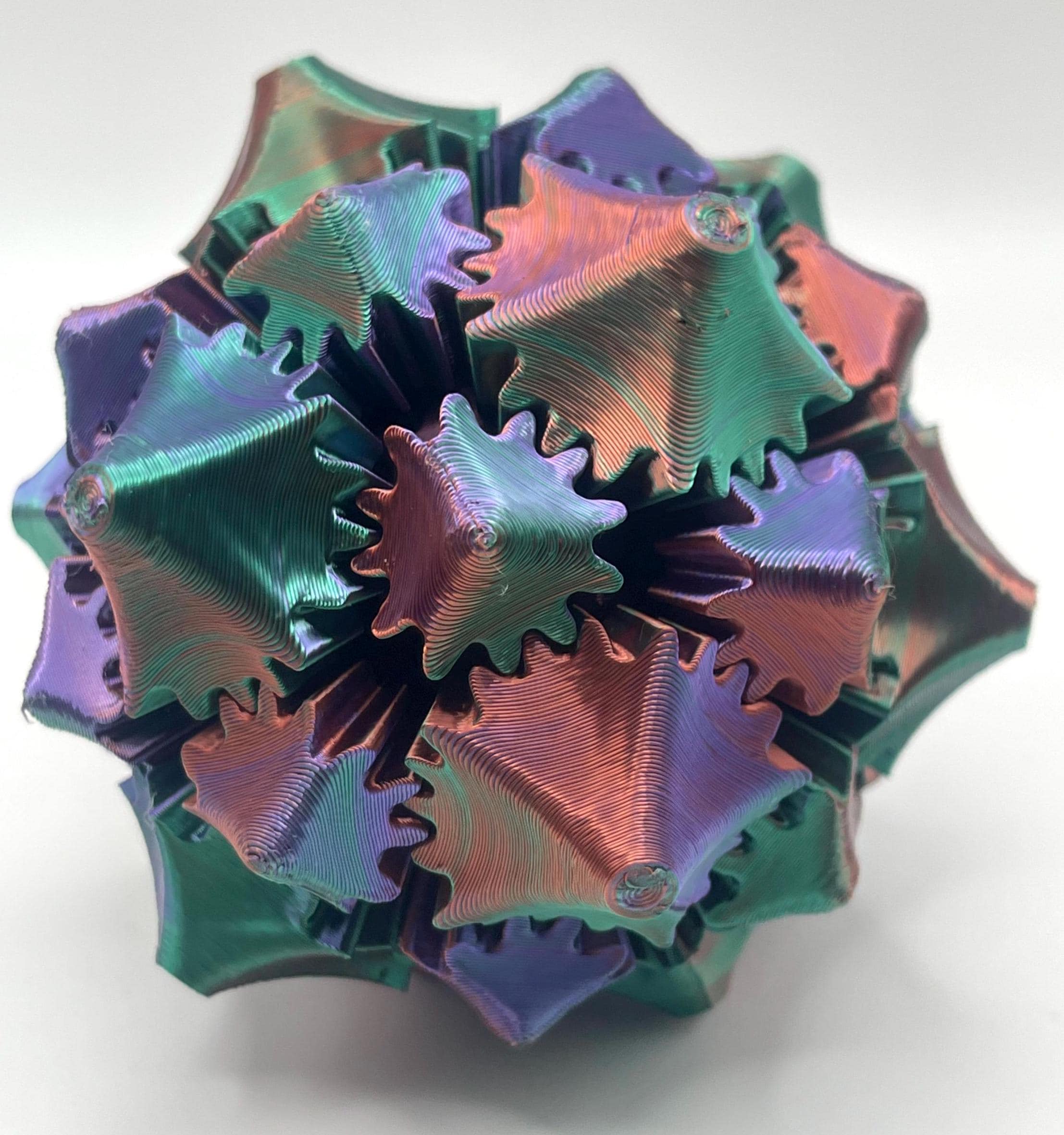 Cosmic Gear Star Fidget: Shape-Shifting Rotating Toy