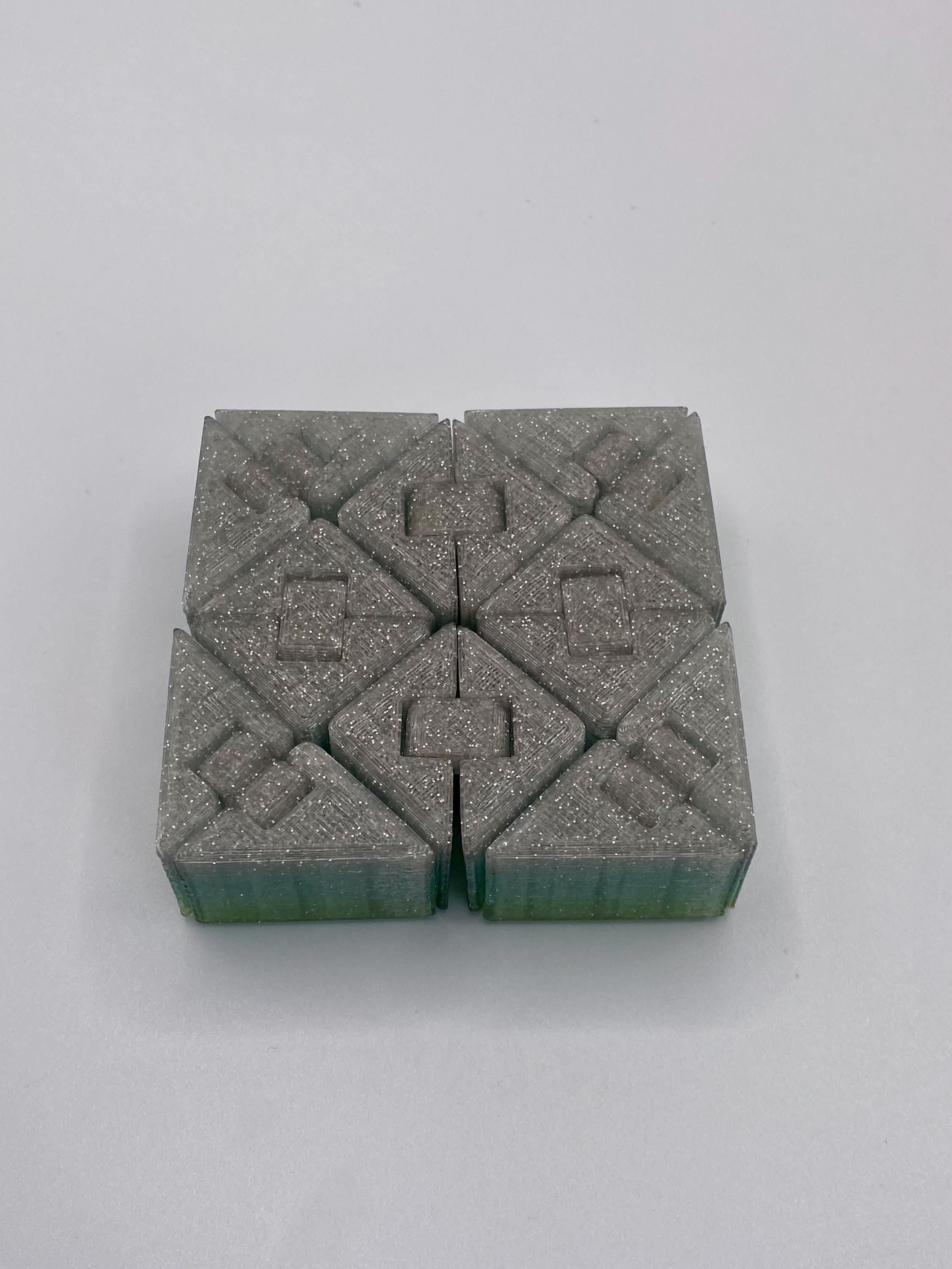 Infinity Square Fidget Toy: Modular Sensory Puzzle