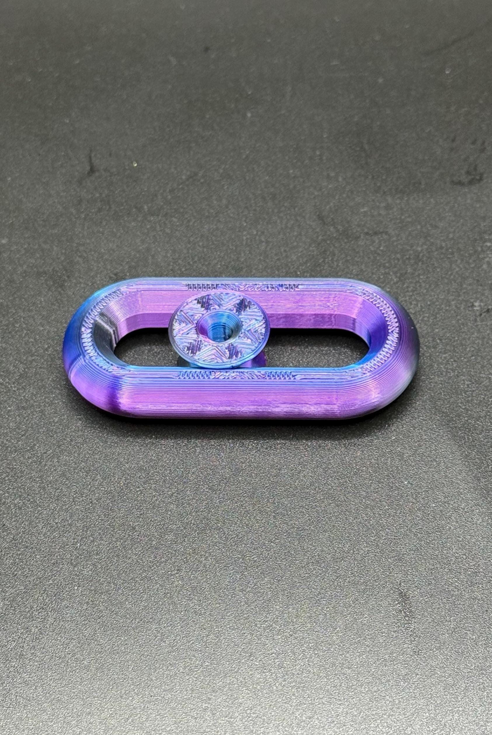 SpinGlide Fidget: Sliding Core Trick Spinner Toy